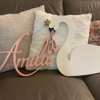 Swan Princess With Ballet Shoes |swan Nursery Decor | Personalised Gift ...