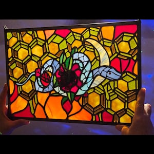 Stained Glass Album and Book Cover Replicas - Etsy