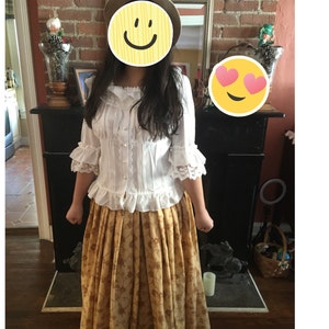 Ladies Civil War Garibaldi Blouse Sizes 6 to 24 Muslin Blouse - Etsy