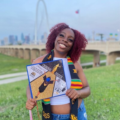 Graduation Cap Topper Label/criminal Justice Major/ Future FBI - Etsy