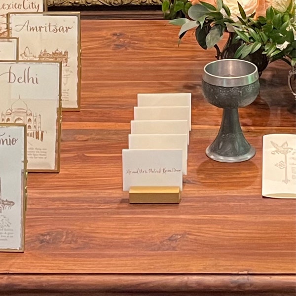 Place Card Holders for Wedding & Event Place Card Display Cards Guests ...