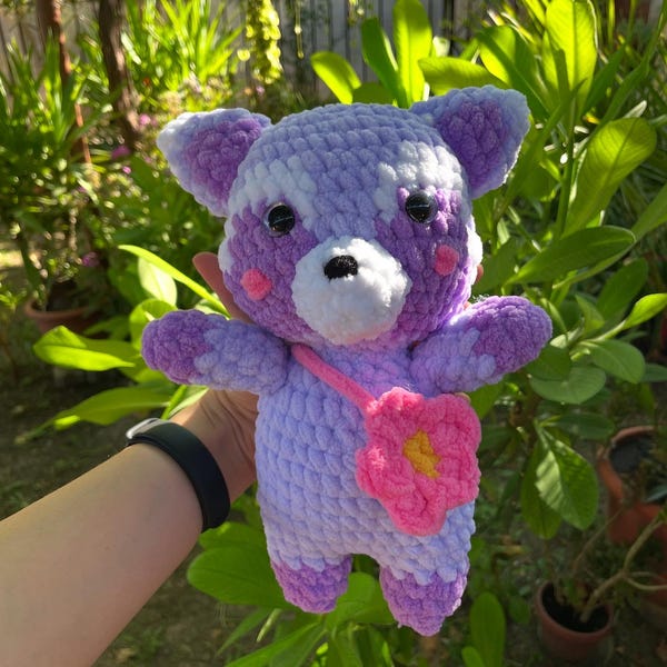 Crochet Pattern - Chocho the Raccoon, Cute, Soft Toy, Handmade ...