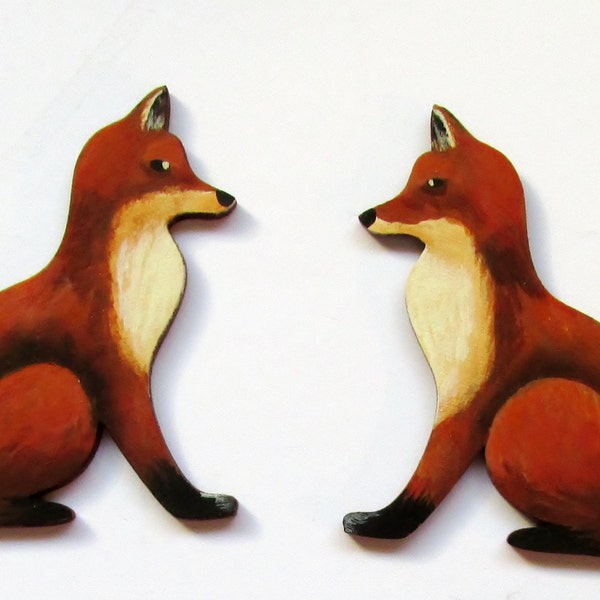 Fox - Laser Cut Out Unfinished Wood Shape Craft Supply FOX16 - Etsy