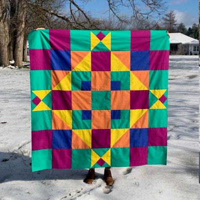 Morning Sunrise Quilt Pattern PDF Digital Download Modern Quilt ...