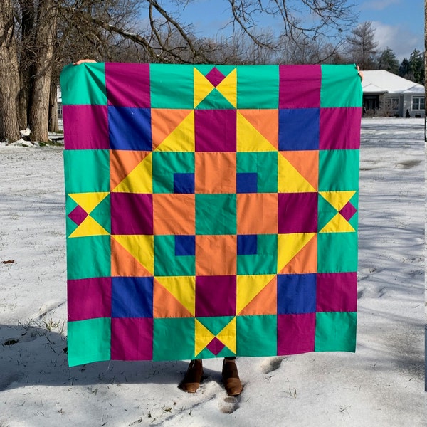 Morning Sunrise Quilt Pattern - PDF Digital Download - Modern Quilt ...