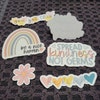 CLEAR Be A Nice Human Rainbow | Clear Sticker, Spread Kindness, Gifts ...