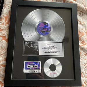 Custom Song Plaque, Personalized Music Plaque, Custom Vinyl Records ...