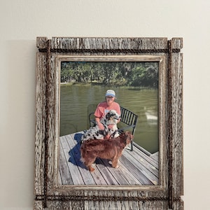 Wooden Picture Frame Vintage Style Rustic Looking Wood Frames for Table ...