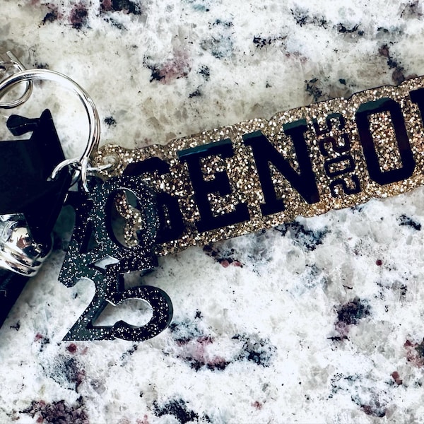Personalized Senior Keychain: Graduation Gift for Class of 2026, Custom ...