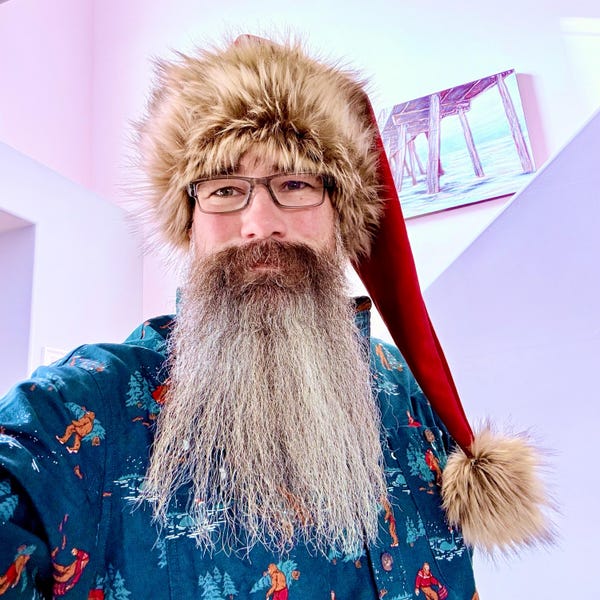 Cherry Berry Burgundy Red Wine Santa Hat, Christmas, 35" Long! S - XXL ...