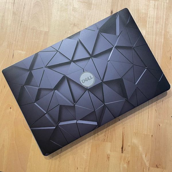 Dell Latitude Skin 2-in-1 Laptop Black Geometric Pattern Unique ...