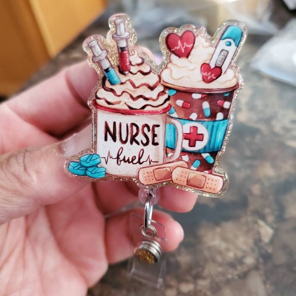 LA Badge Reel - Baseball Badge Reel - Badge Reel - Nurse Gift - Teacher ...