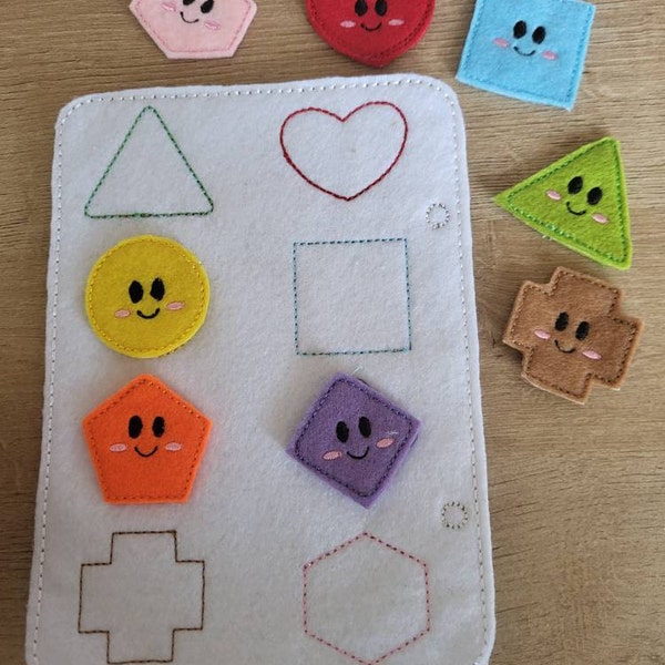 Quiet Book Pattern in the Hoop Machine Embroidery Design. ITH Quiet ...