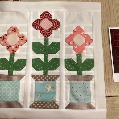 Sew Bloomy Quilt Block PDF Pattern - Etsy