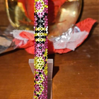 Pink Ombre Bling Pen,bling Pen Template,rhinestone Pen Pattern,graph ...