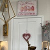 Santa's Diner, Christmas Sign, 1950'S Holiday Decor, Christmas Canvas ...
