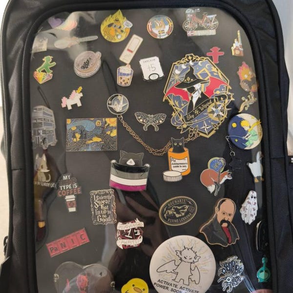Ita Bag, Pin Display Bag, Ita Backpack, Pin Trading, Window Backpack ...