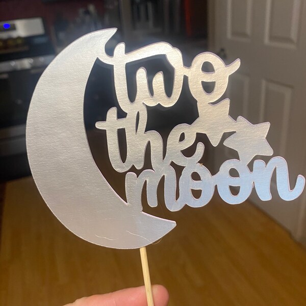 Two the Moon Svg | Second Birthday SVG | Two SVG | Digital Download ...