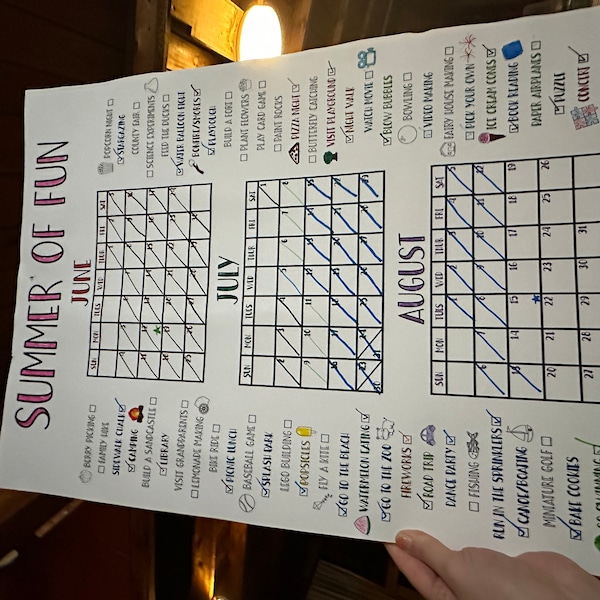 PRINTABLE Summer Countdown Poster, 2025, Summer Countdown, Summer ...