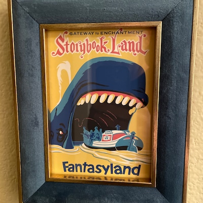 Vintage Disneyland Storybook Land Attraction Poster, Disney ...