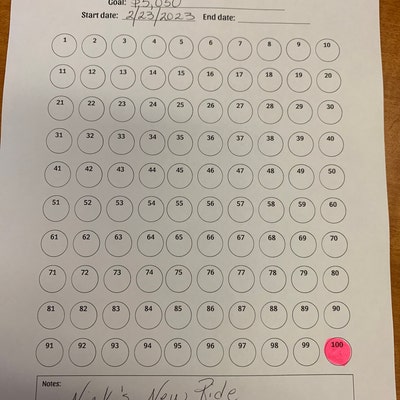 90 Day Challenge Tracker Template Printable/ Digital - Etsy