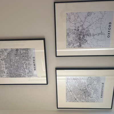 South Haven Map Print Poster Canvas Michigan Map Print Poster Canvas ...