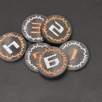 Focus and EWS Chaff Token for SW Armada Sold by Token Laser Engraved ...