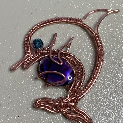 Wire Wrap Tutorial Dolphin Pendant,wire Wrapping Pattern ...