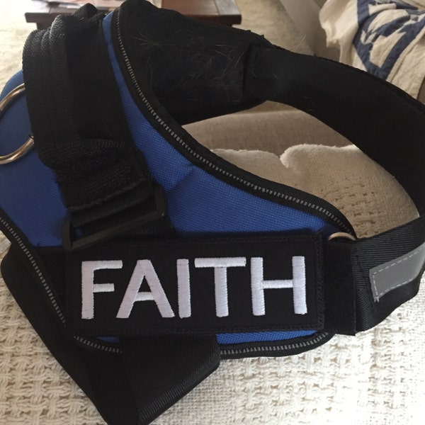 Custom / Personalized Harness Dog Patches - Set of 2 - - Etsy