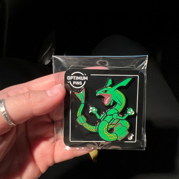 Rayquaza Pokemon Enamel Pin, Lapel Pin, Hat Pin - Etsy