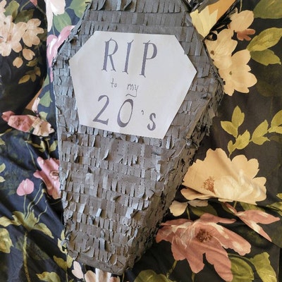 Coffin Pinata, RIP to Twenties Pinata, RIP to Thirties Pinata - Etsy