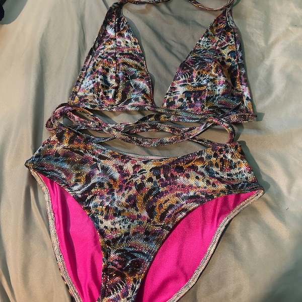 Halter Bikini (with Cheeky & Full Coverage Bottoms) Digital PDF Sewing ...