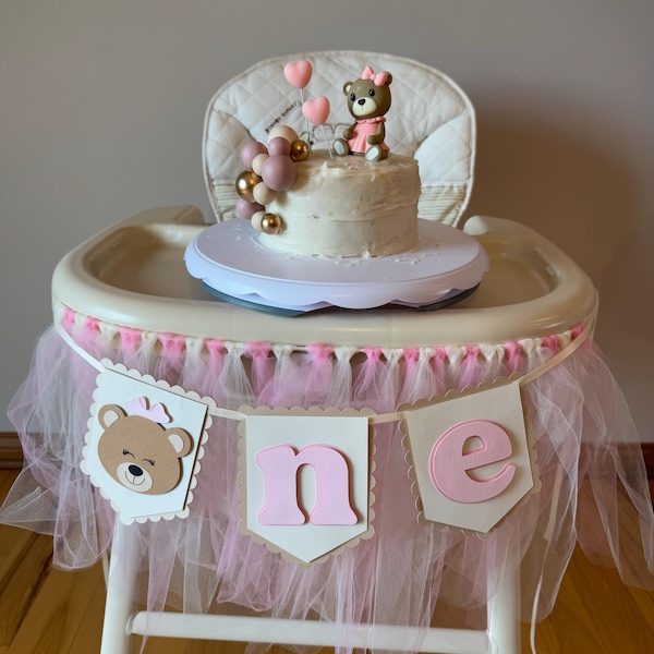 Gummy Bear Happy Birthday Banner Bear Banner Beary First Birthday Party ...