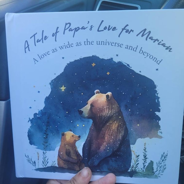 Father's Day Book for Dad, Gift for Husband, Personalized Book for Dad ...