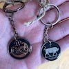 Lucky Silver Sixpence Keyring / Old Irish Coin / Greyhound & - Etsy