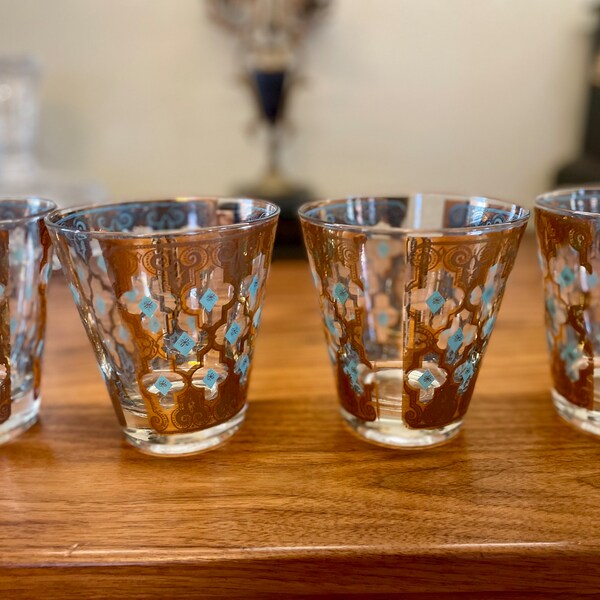 ROYAL LUSTER OMBRE Silver Glassware Set of 6 With Carrier Free Shipping ...
