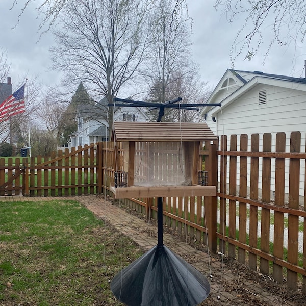 Protect Your Bluebird House From House Sparrows! Model SBG-BBHF for ...