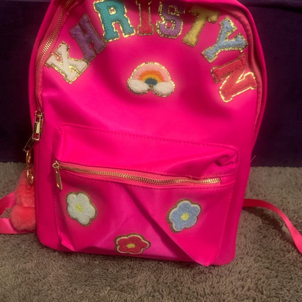 NEW!! Nylon Backpack- Personalized Backpack- Customizable Backpack ...