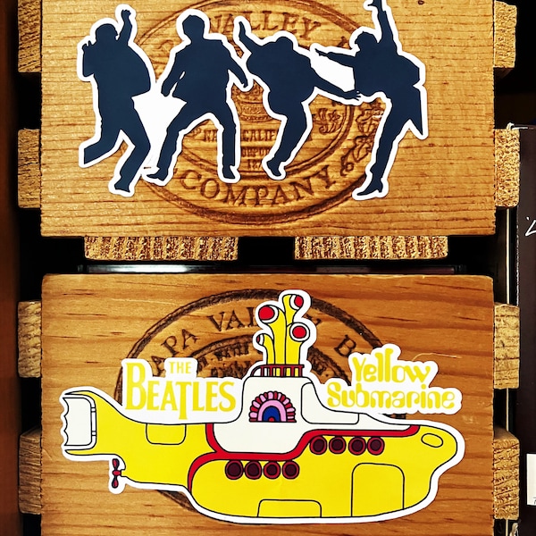 The Beatles Yellow Submarine Sticker (glossy or Weatherproof) - Etsy