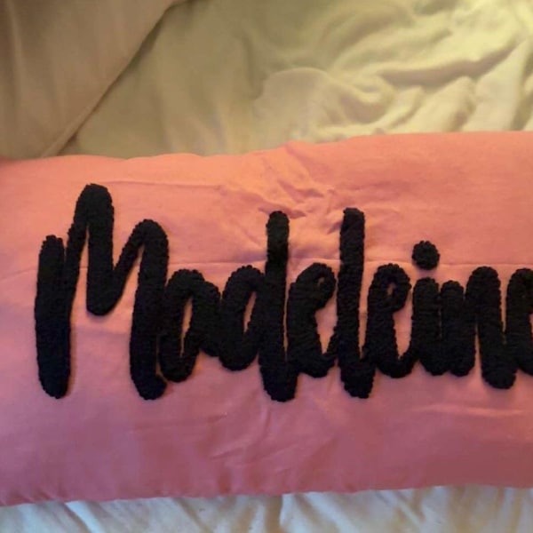 Personalized Baby Name Punch Needle Pillow: Custom Nursery Decor - Etsy