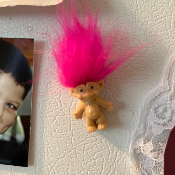 Mini Vintage Troll Magnet - Etsy