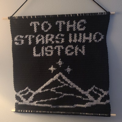 To the Stars Who Listen, ACOTAR Corner to Corner Crochet Pattern, C2C ...