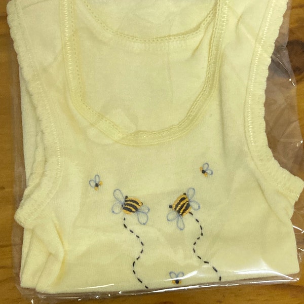 Embroidered Pink Bunny Rabbit Baby Singlet - Etsy Australia