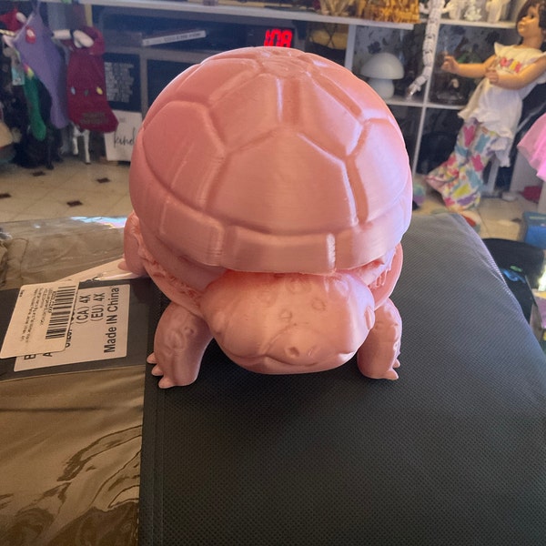 Turtle Burger 3D File, Cute Turtle Figure, Turtle Stl, Tortoise, 3D ...