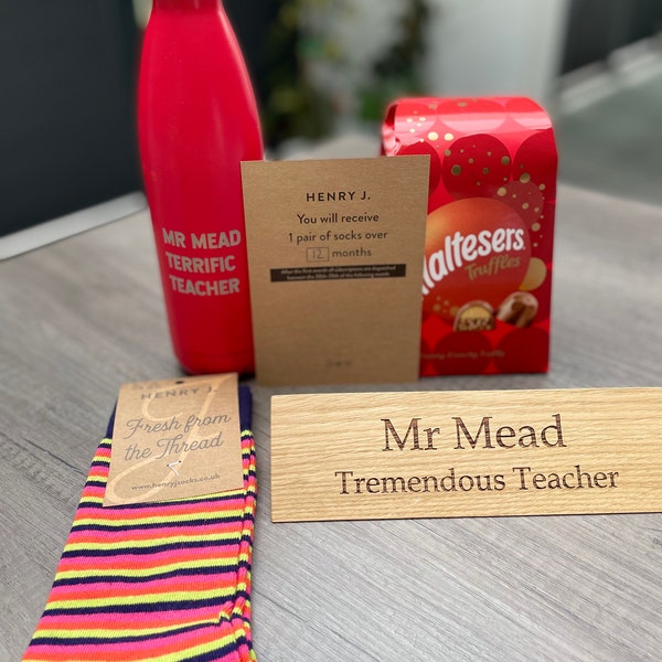 Solid Wood Personalised Desk Name Plate, Office Plaque Solid Wood Base ...