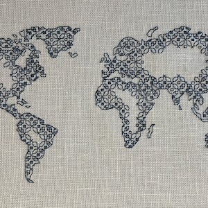 American Flag in Blackwork Pattern Instant Digital Download Stars and Stripes - Etsy