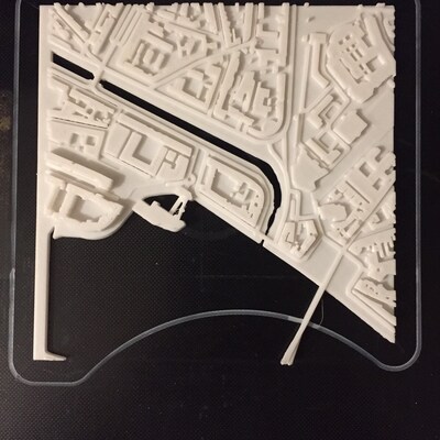 3D Dallas Digital Files 3D STL File Dallas 3D Map 3D - Etsy