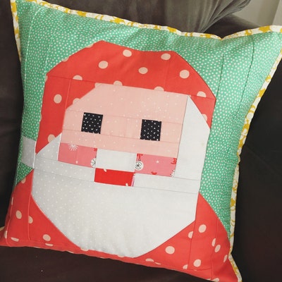 PDF Christmas Quilt Pattern Santa Claus Quilt Pattern - Etsy