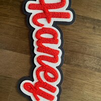 3 Chenille Varsity Numbers - Etsy