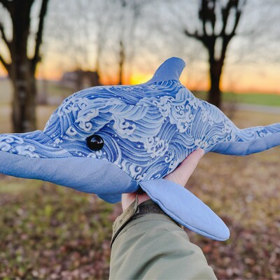 Dolphin Sewing Pattern Pdf for Instant Download. Dolphin Diy Tutorial ...
